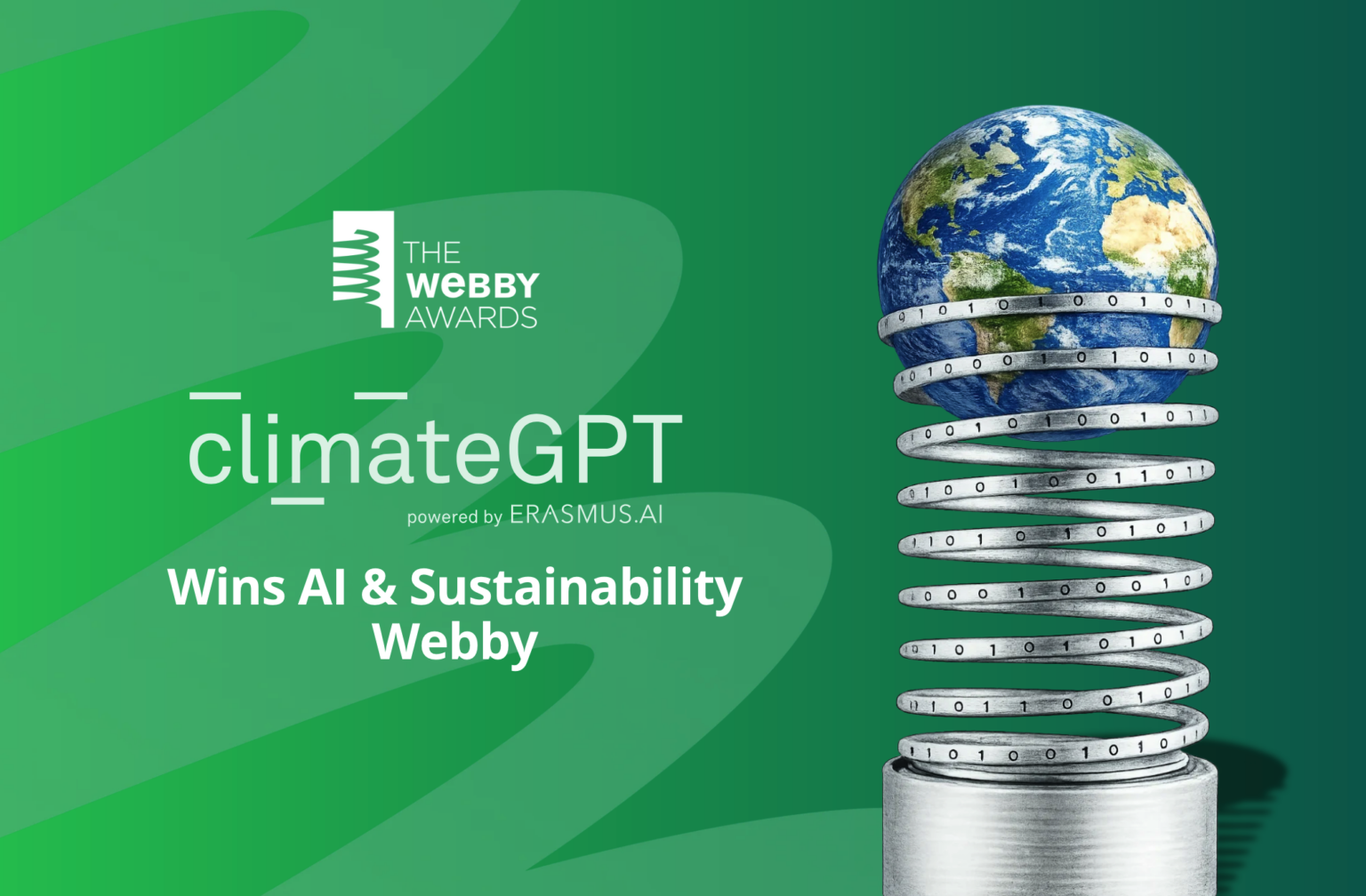 ClimateGPT Wins Webby Award for AI in Energy & Sustainability - ClimateGPT